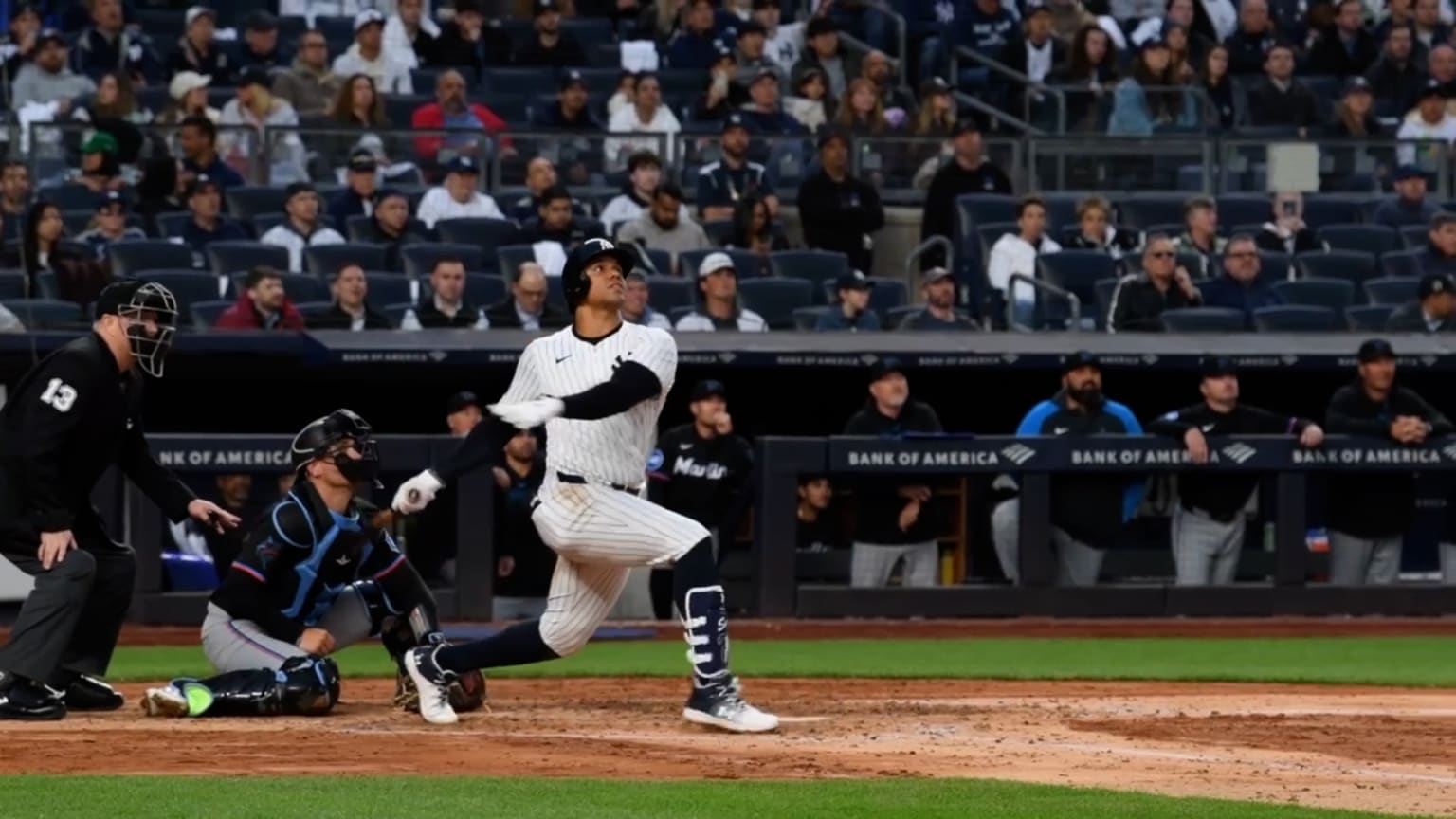 Field View: Juan Soto's first Yankee Stadium HR | 04/08/2024 | New York ...