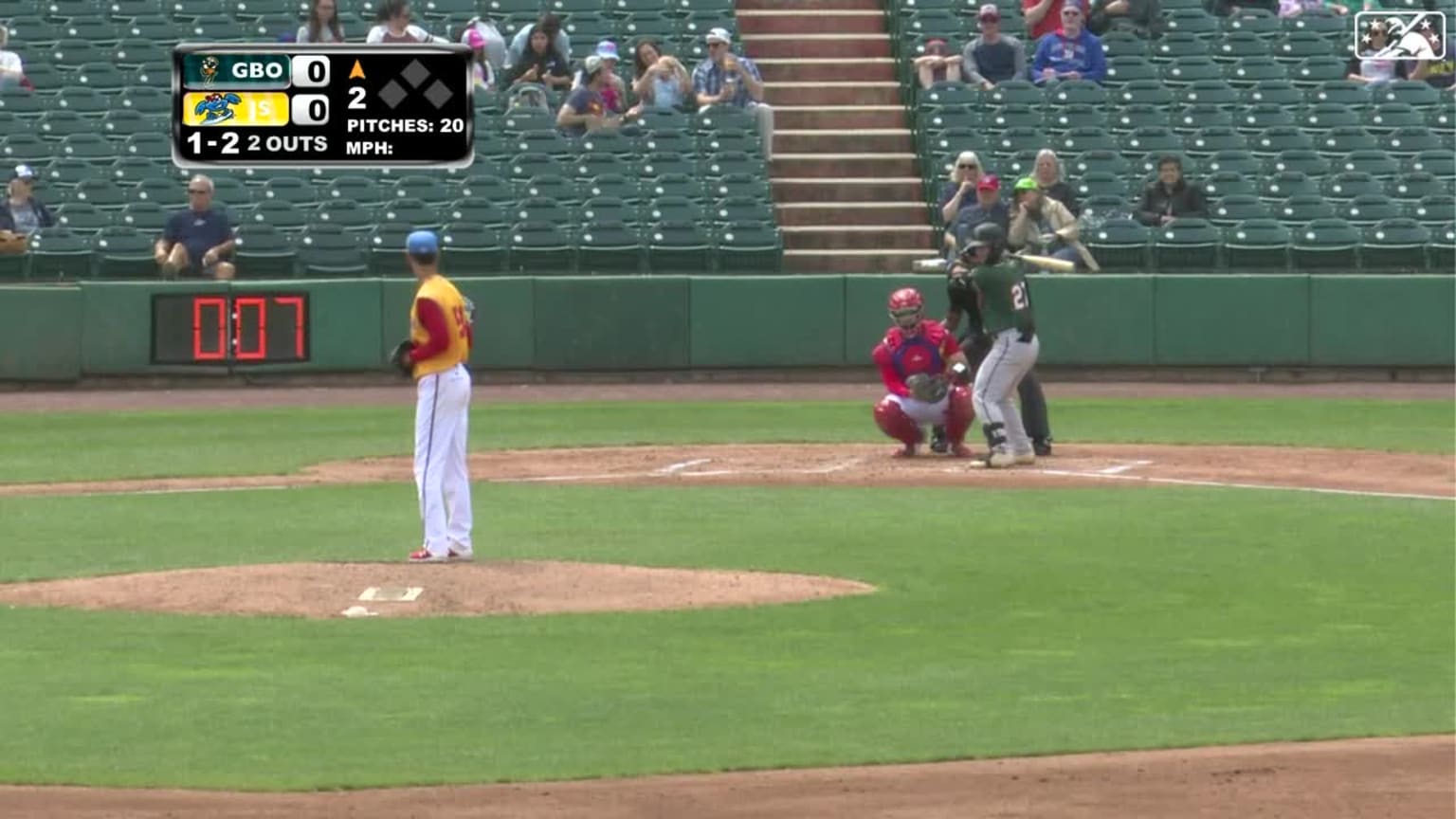 Phillies prospect Carr jumps at the wall to snag out | 04/16/2023 | MLB.com