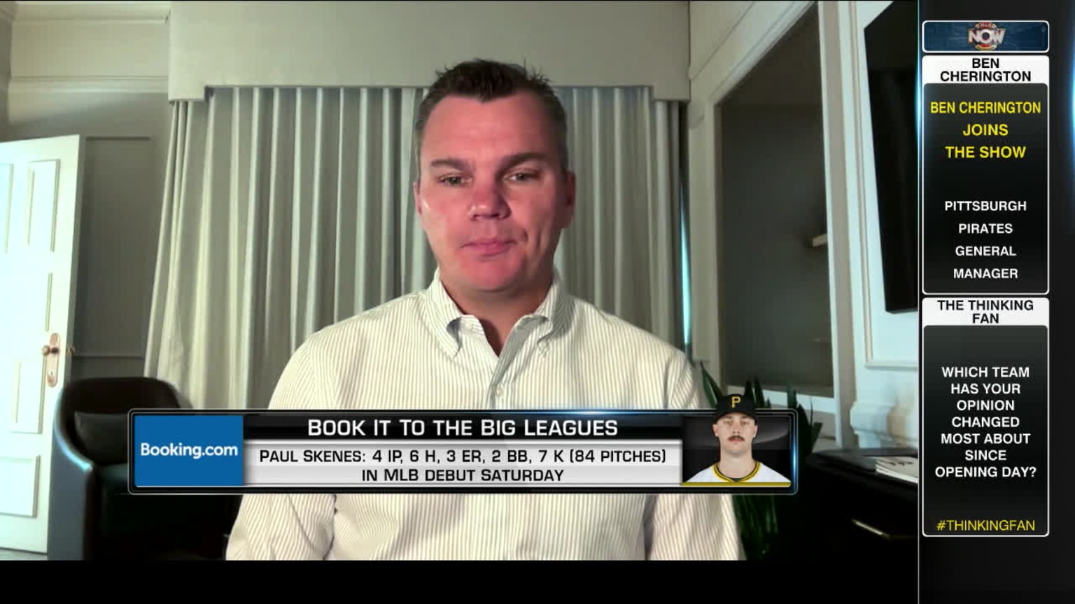 Pirates GM Ben Cherington on Paul Skenes' MLB debut | 05/13/2024 ...
