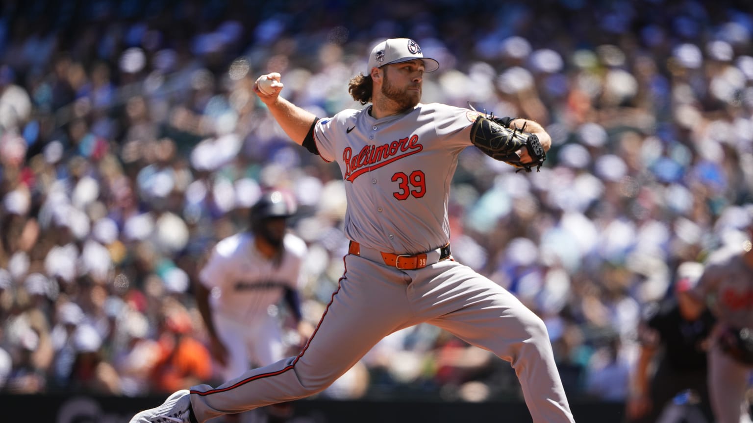 Corbin Burnes strikes out Mitch Garver | 07/04/2024 | Baltimore Orioles