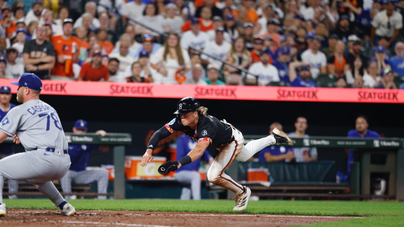 Jackson Holliday steals third, scores on wild pitch | 09/05/2025 ...