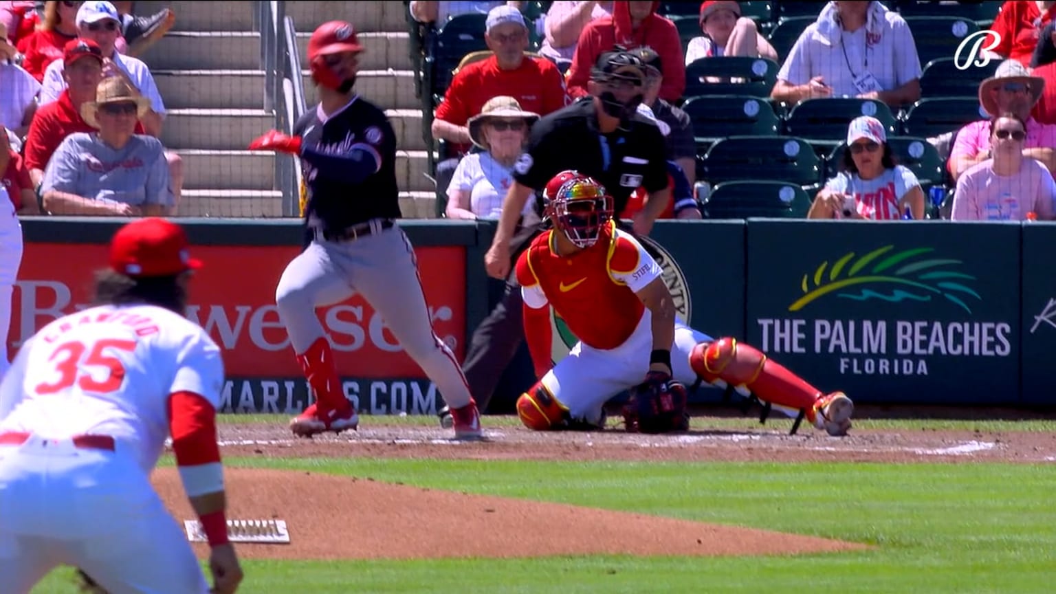 Jesse Winker pokes an RBI single to left field | 03/11/2024 ...