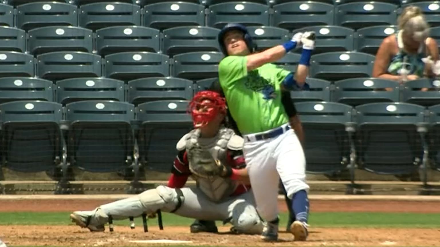 Austin Gauthier hits an opposite-field homer | 07/30/2023 | Los Angeles ...