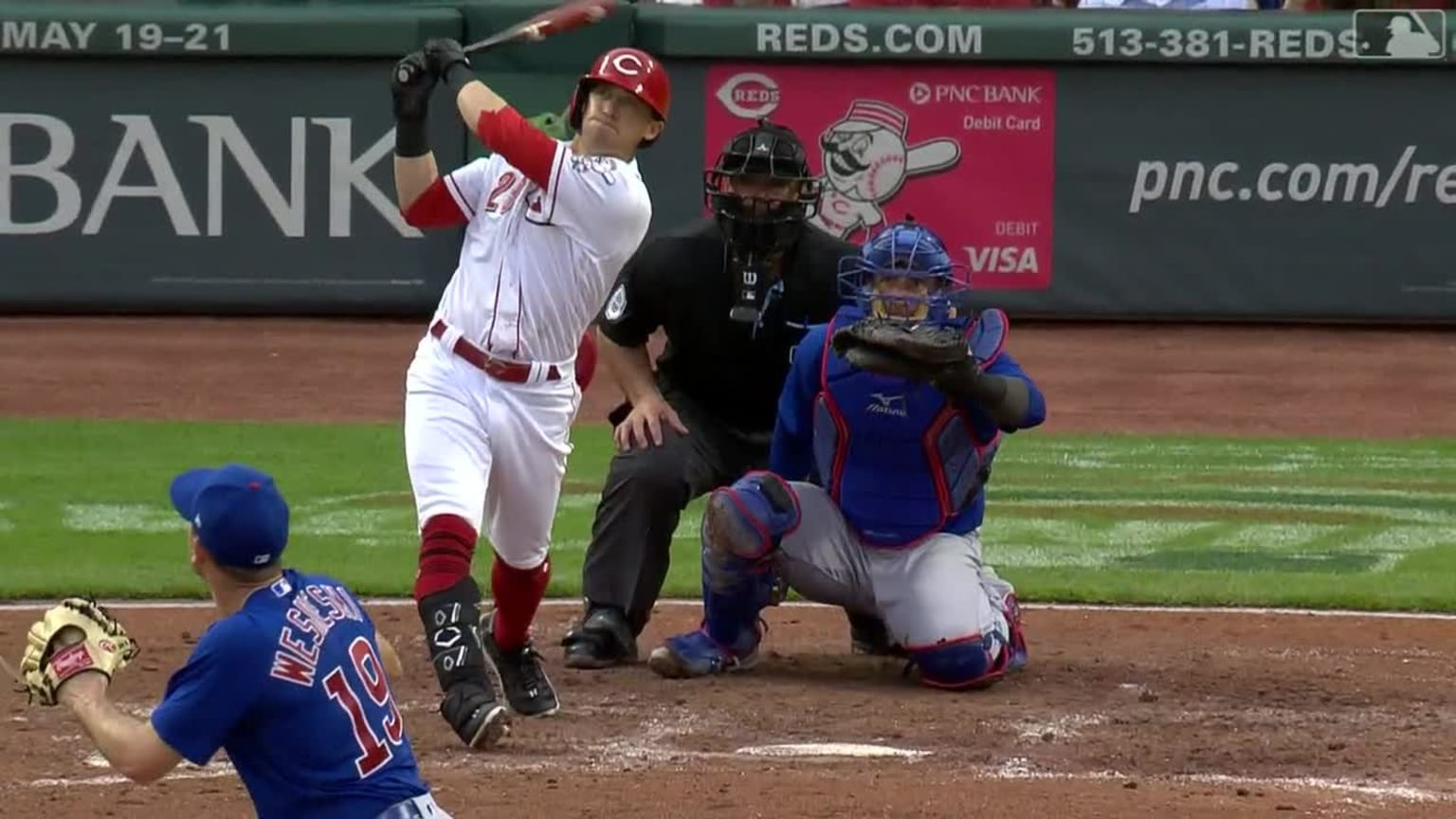 TJ Friedl crushes a home run to right-center field | 04/04/2023 | MLB.com