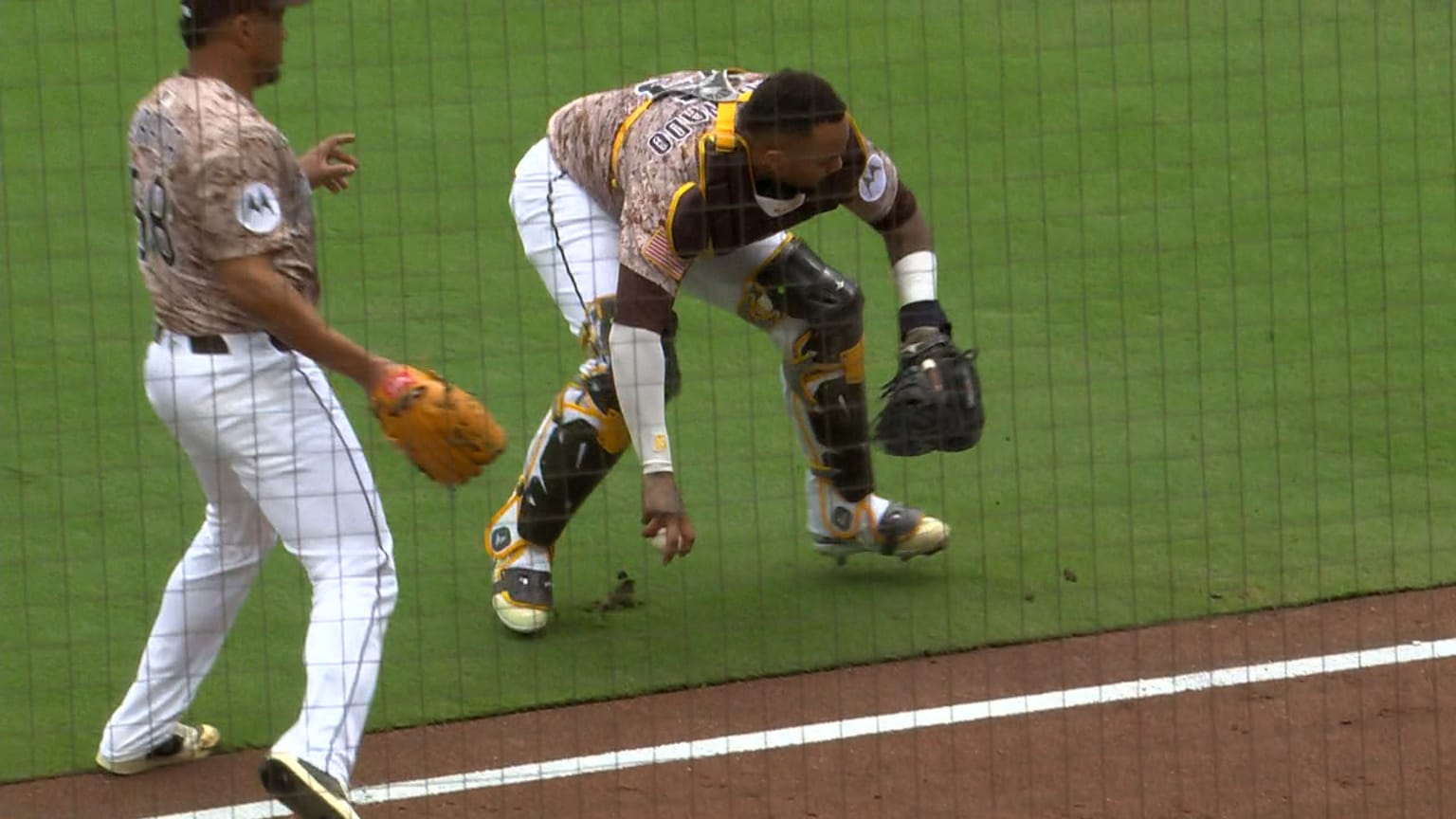 Martín Maldonado's barehanded play | 06/01/2025 | San Diego Padres