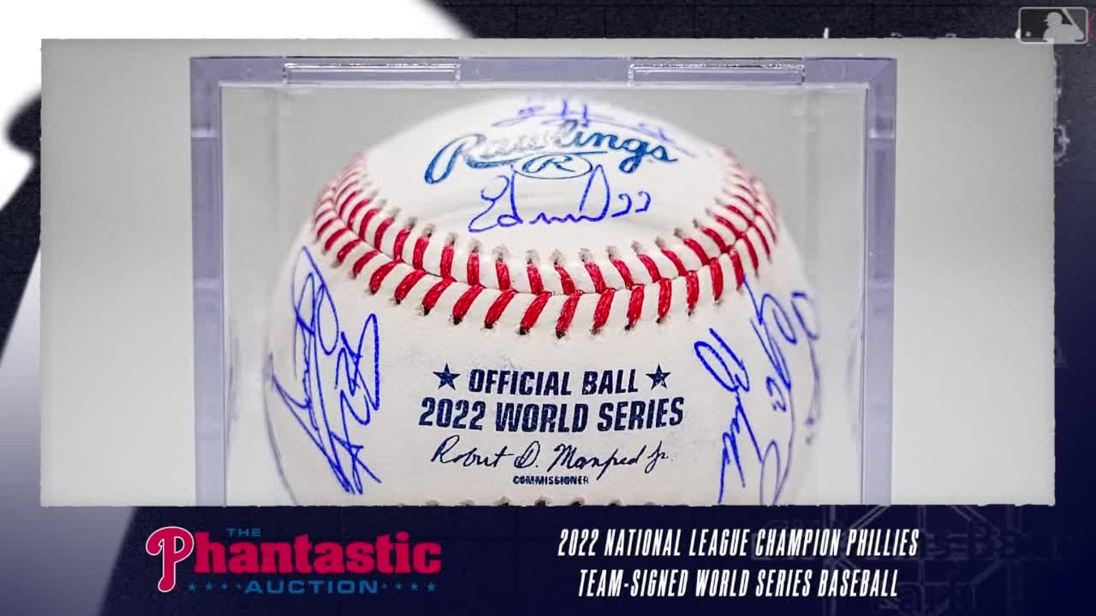 Team Signed World Series Baseball | 05/04/2023 | Philadelphia Phillies