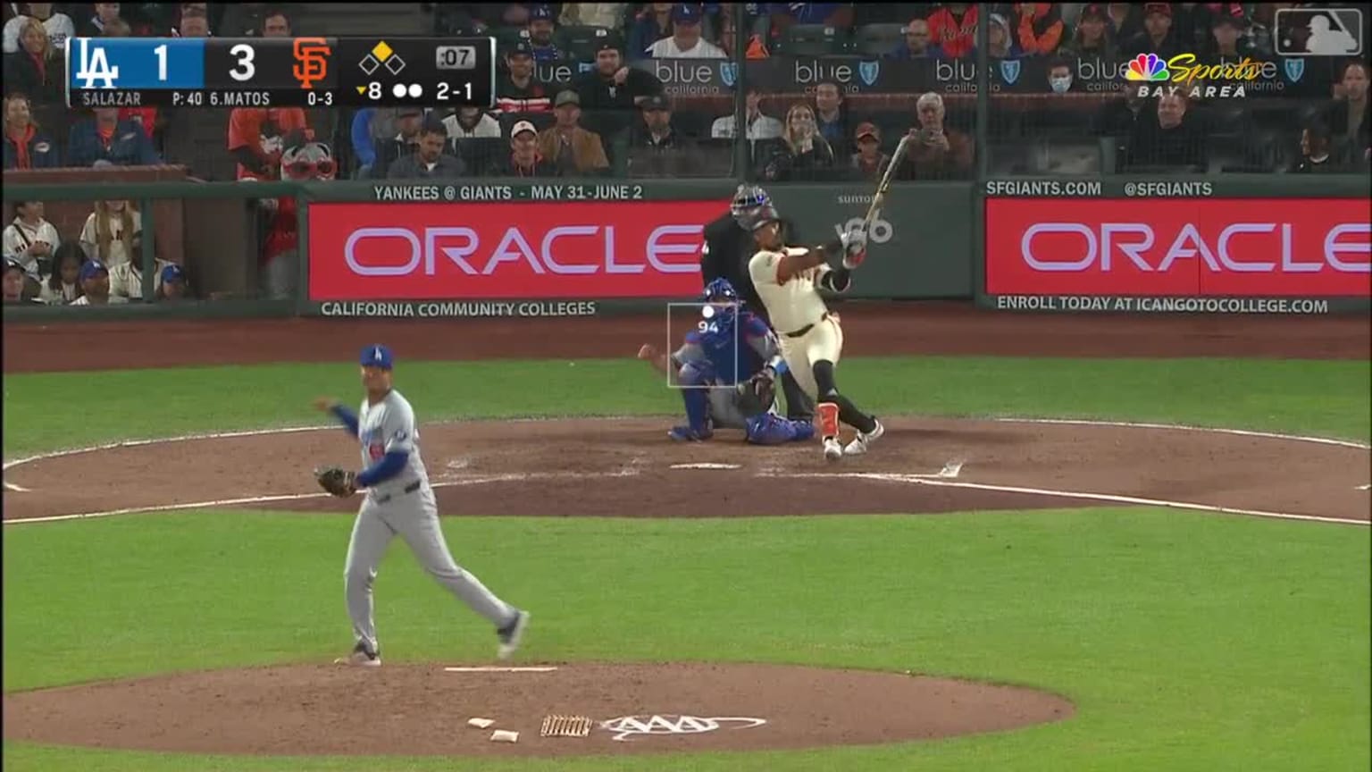 Luis Matos extends the Giants' lead | 05/15/2024 | San Francisco Giants