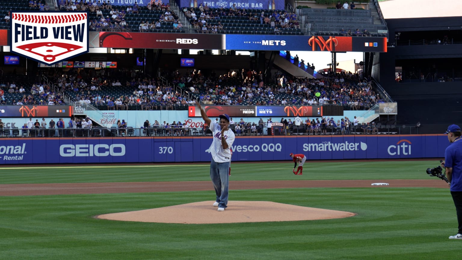 Field View: Miles "Deuce" McBride's first pitch | 07/18/2025 | New York ...