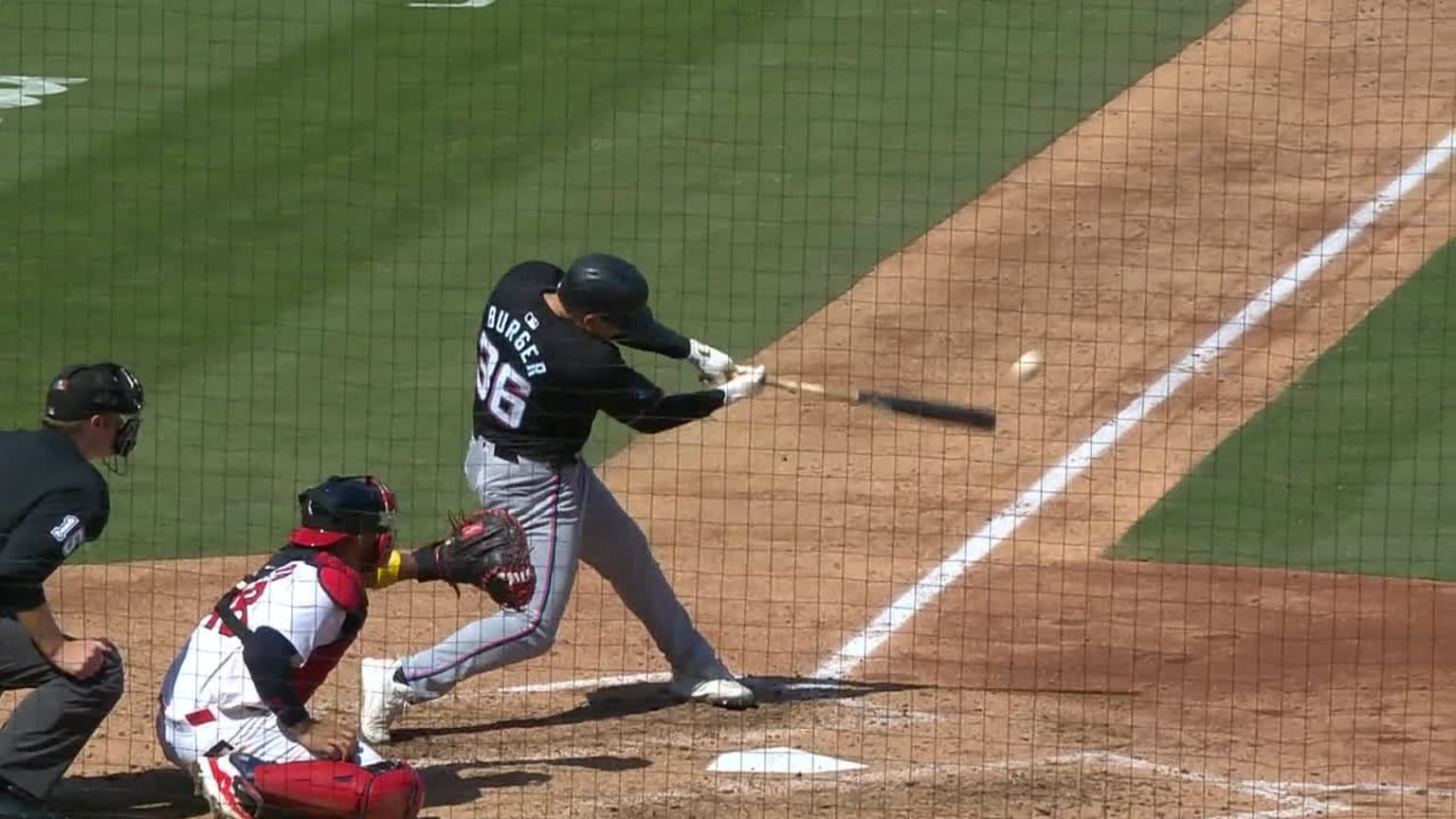 Jake Burger's RBI double | 04/07/2024 | Miami Marlins