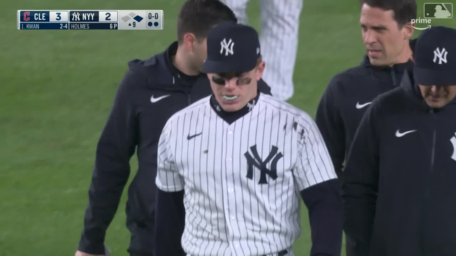 Harrison Bader exits the game with an apparent injury | 05/03/2023 ...