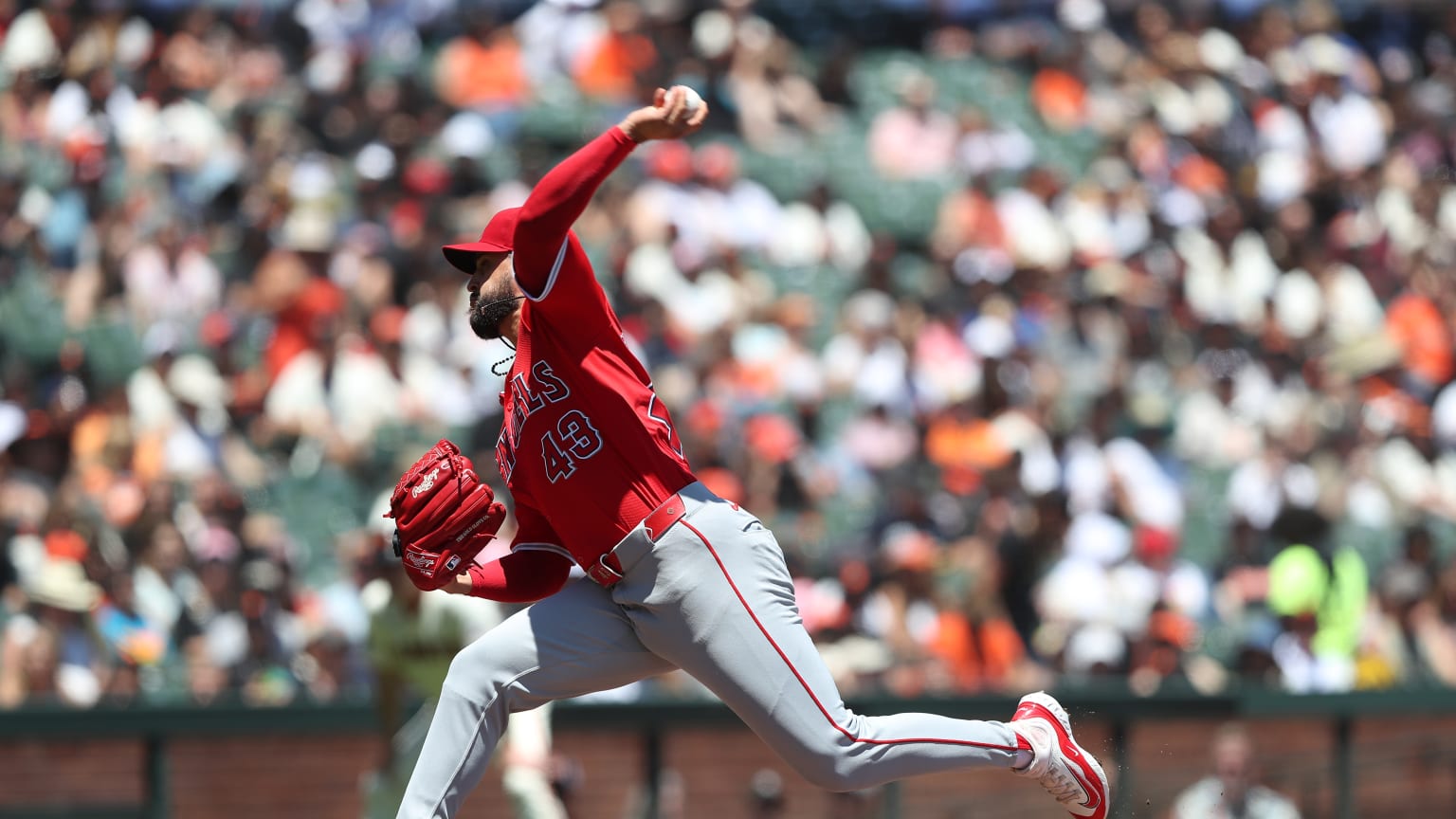 Patrick Sandoval's first strikeout | 06/15/2024 | Los Angeles Angels