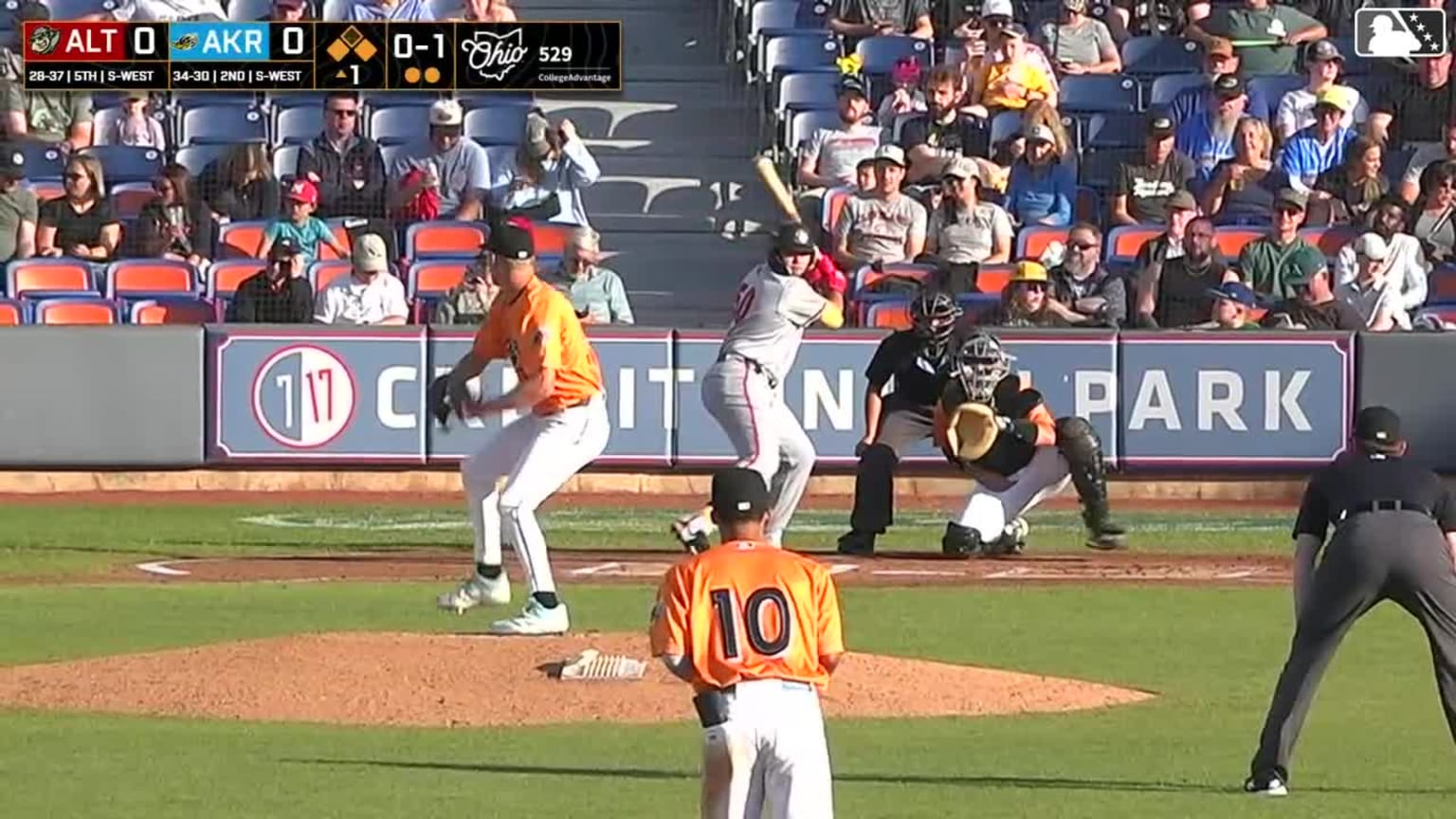 Omar Alfonzo homers (8) on a fly ball to right field. Derek Berg scores ...