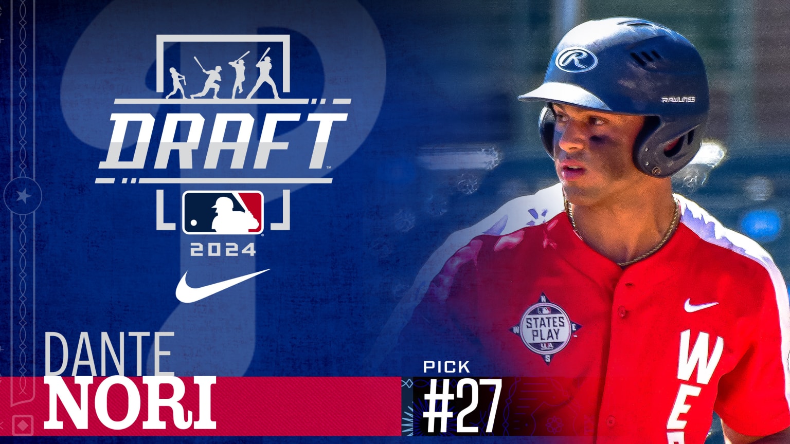 Draft 2024: Phillies select OF Dante Nori No. 27 | 07/15/2024 | MLB.com
