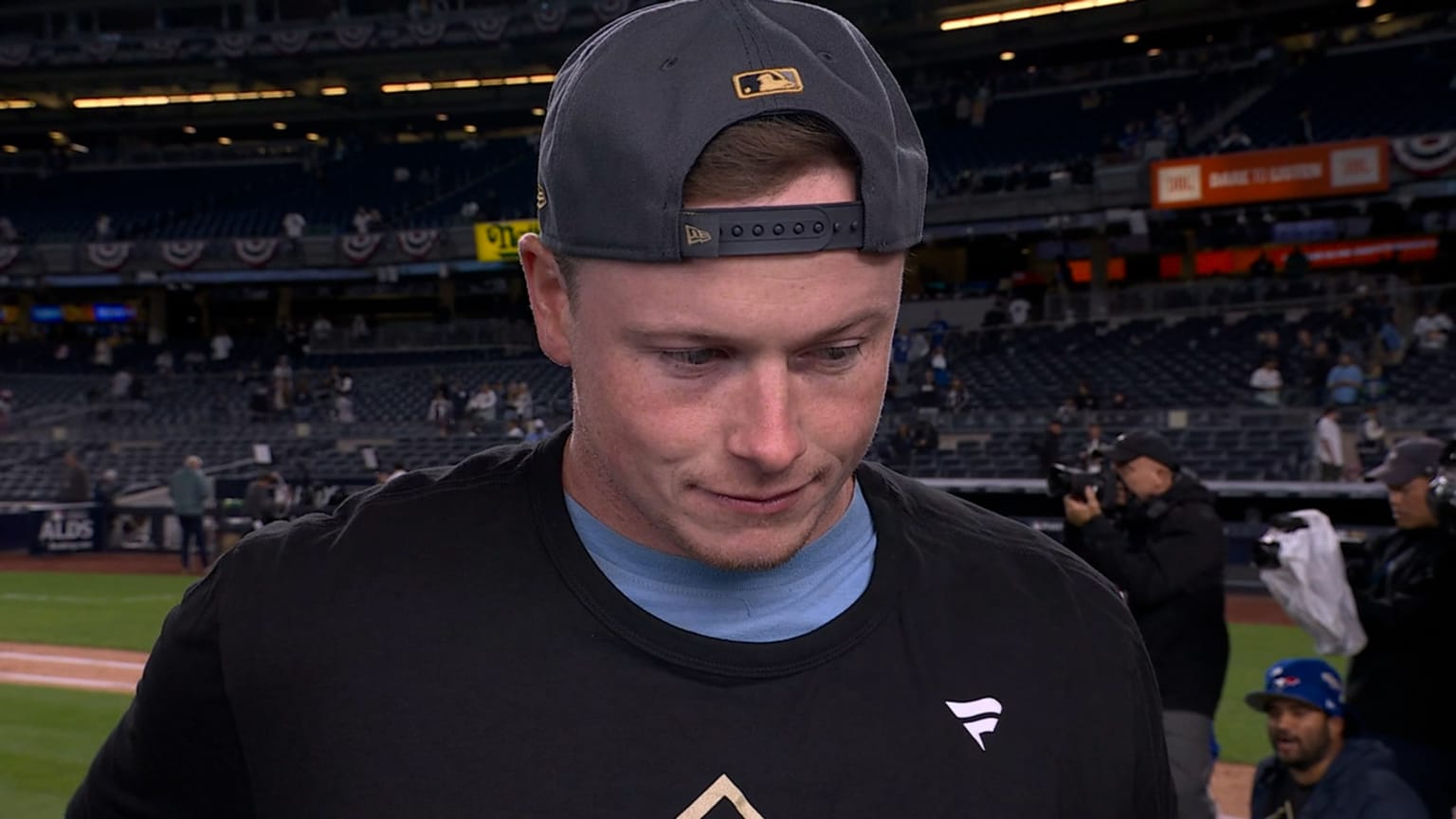 Louis Varland on starting Game 4, Blue Jays' win | 10/08/2025 | MLB.com