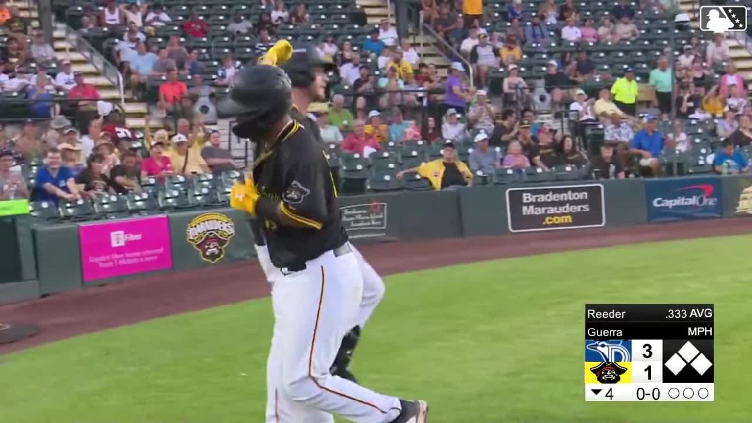 Adonys Guzman's first professional home run | 09/07/2025 | MLB.com