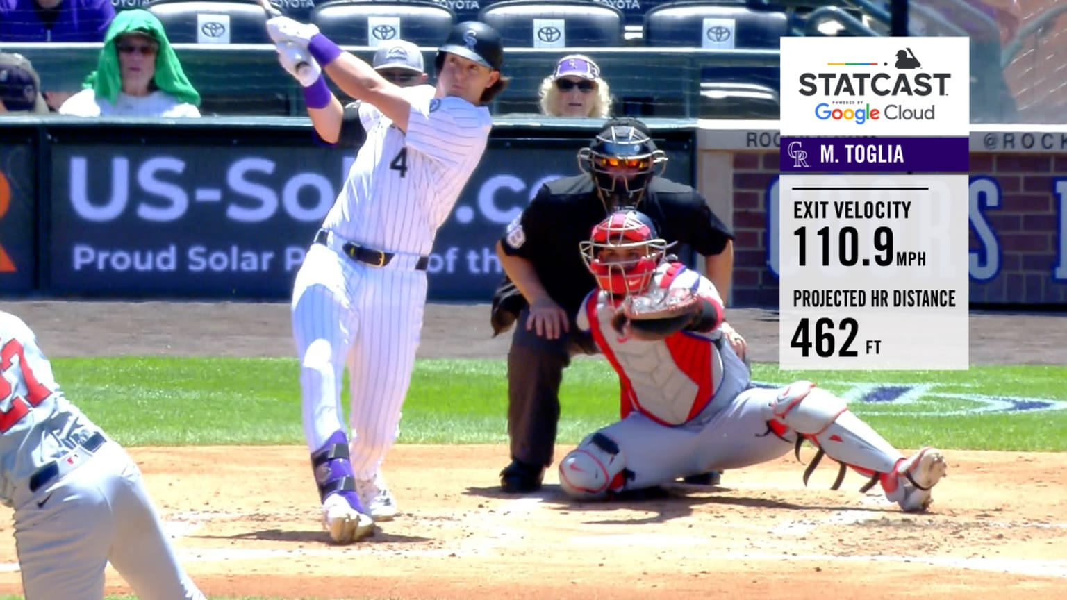 Michael Toglia hits 462-foot, 110.9 mph home run | 06/23/2024 | Colorado Rockies