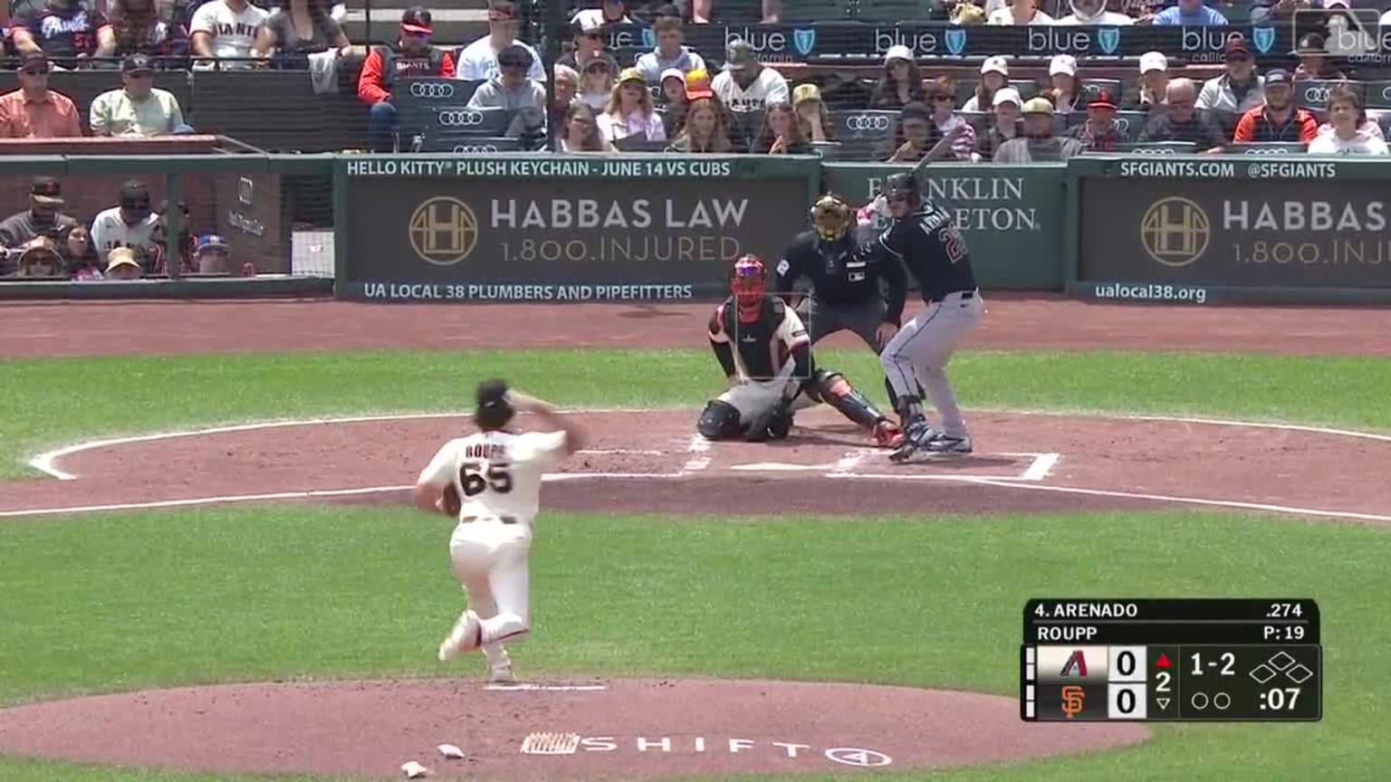 Landen Roupp K's Nolan Arenado after ABS challenge | 05/25/2026 | MLB.com