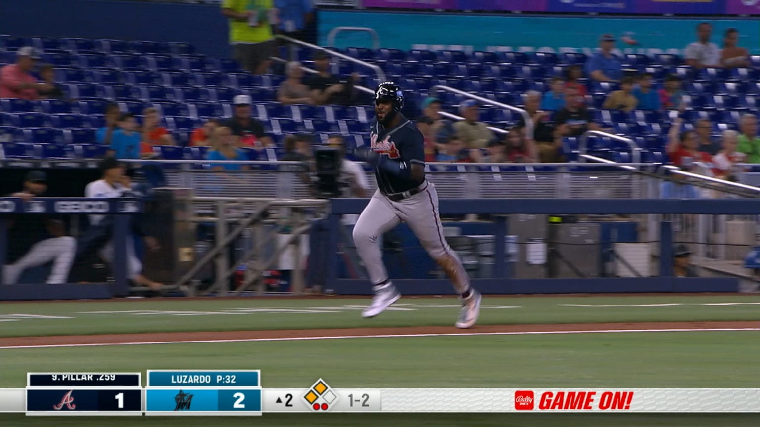 Kevin Pillar lifts a sacrifice fly to right field | 05/04/2023 ...
