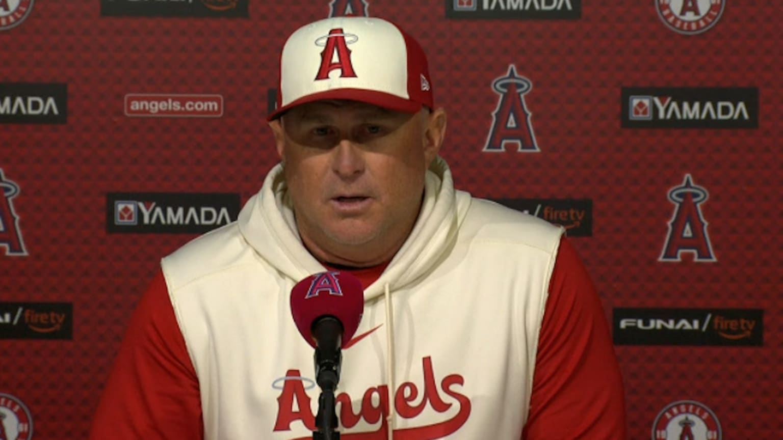 Phil Nevin talks Ohtani, Okey, and Neto in 3-1 loss | 05/09/2023 | MLB.com