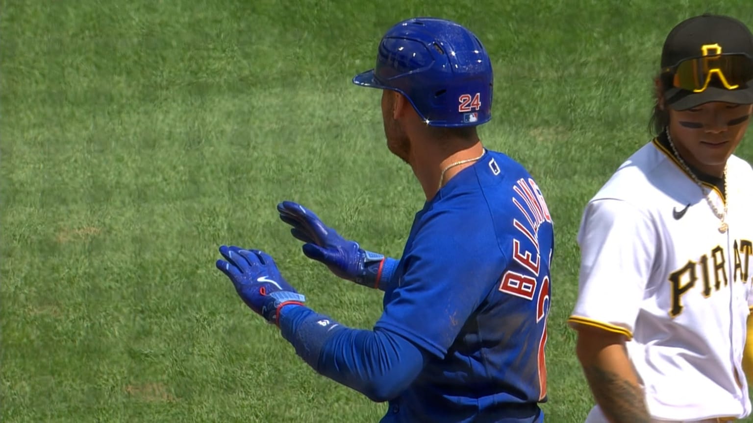 Cody Bellinger laces a two-run double to center field | 08/27/2023 | Chicago Cubs