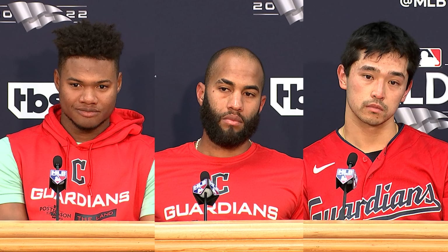 Gonzalez, Rosario, Kwan on Guardians' Game 3 win | 10/15/2022 ...