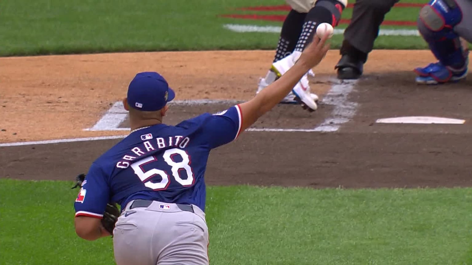 Garabito receta 2 ponches vs. Twins | 26/05/2024 | Los Rangers de Texas