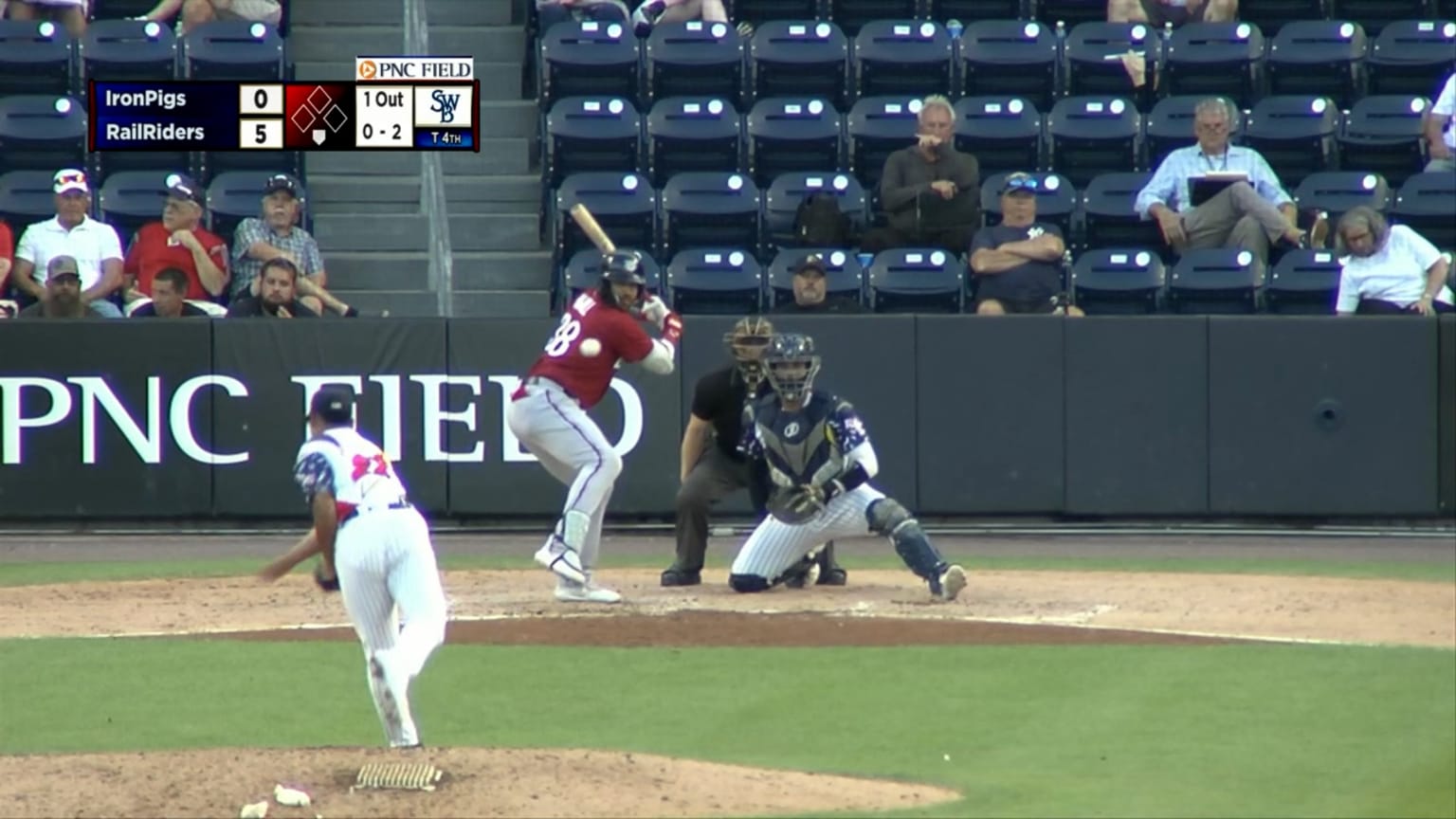 Randy Vasquez fans his fifth batter of the game | 08/27/2023 | New York ...