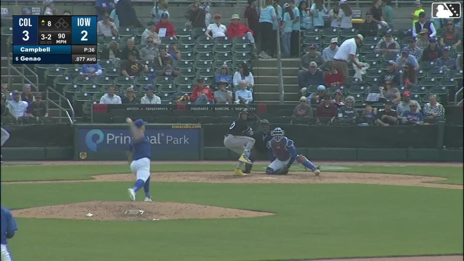 Angel Genao homers (1) on a fly ball to right field. | 05/07/2026 | MLB.com