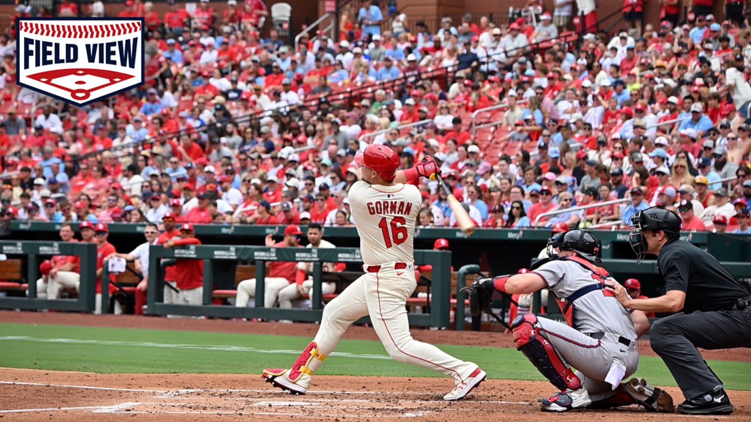 Field View: Nolan Gorman's two-run home run | 07/12/2025 | St. Louis ...