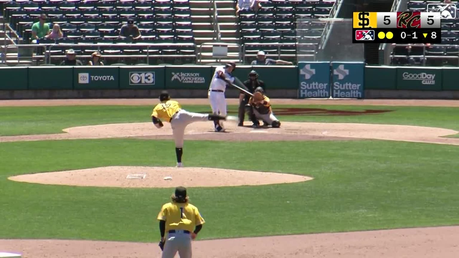 Patrick Bailey swats a solo home run to right field | 05/10/2023 | San ...