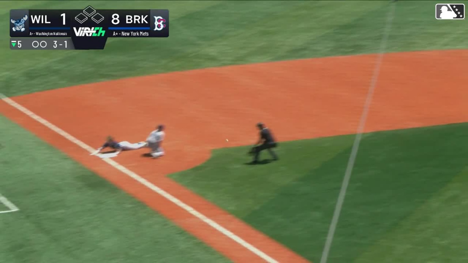 Mets No. 3 prospect Carson Benge hits a triple | 04/30/2025 | New York Mets