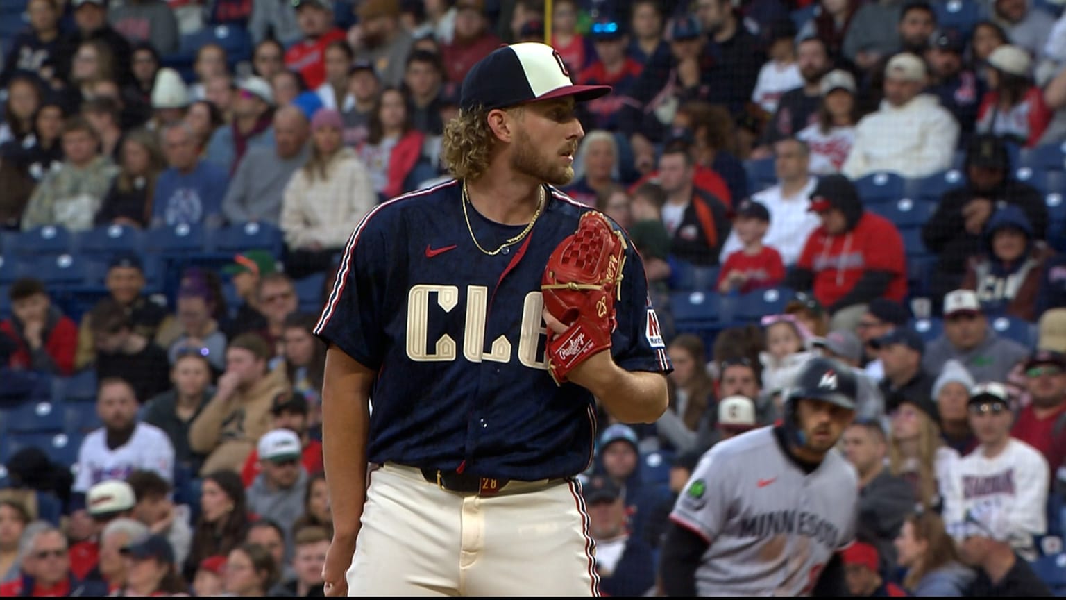 Tanner Bibee strikes out Josh Bell | 05/09/2026 | Cleveland Guardians