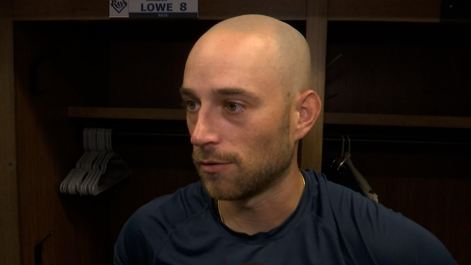 Brandon Lowe discusses his two-homer game | 05/15/2025 | MLB.com