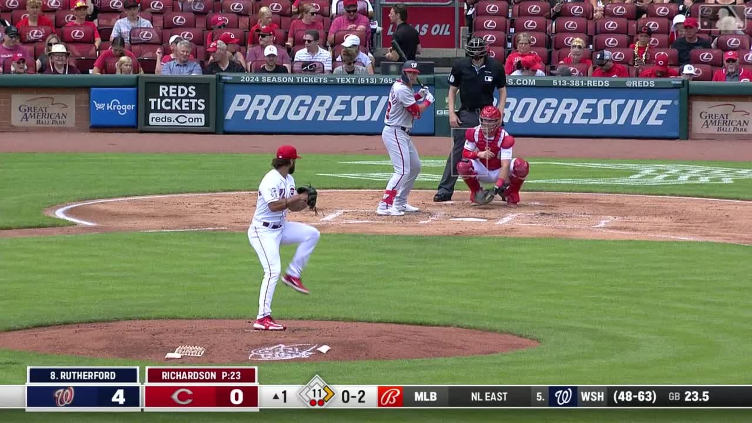 Lyon Richardson notches first career strikeout | 08/06/2023 ...