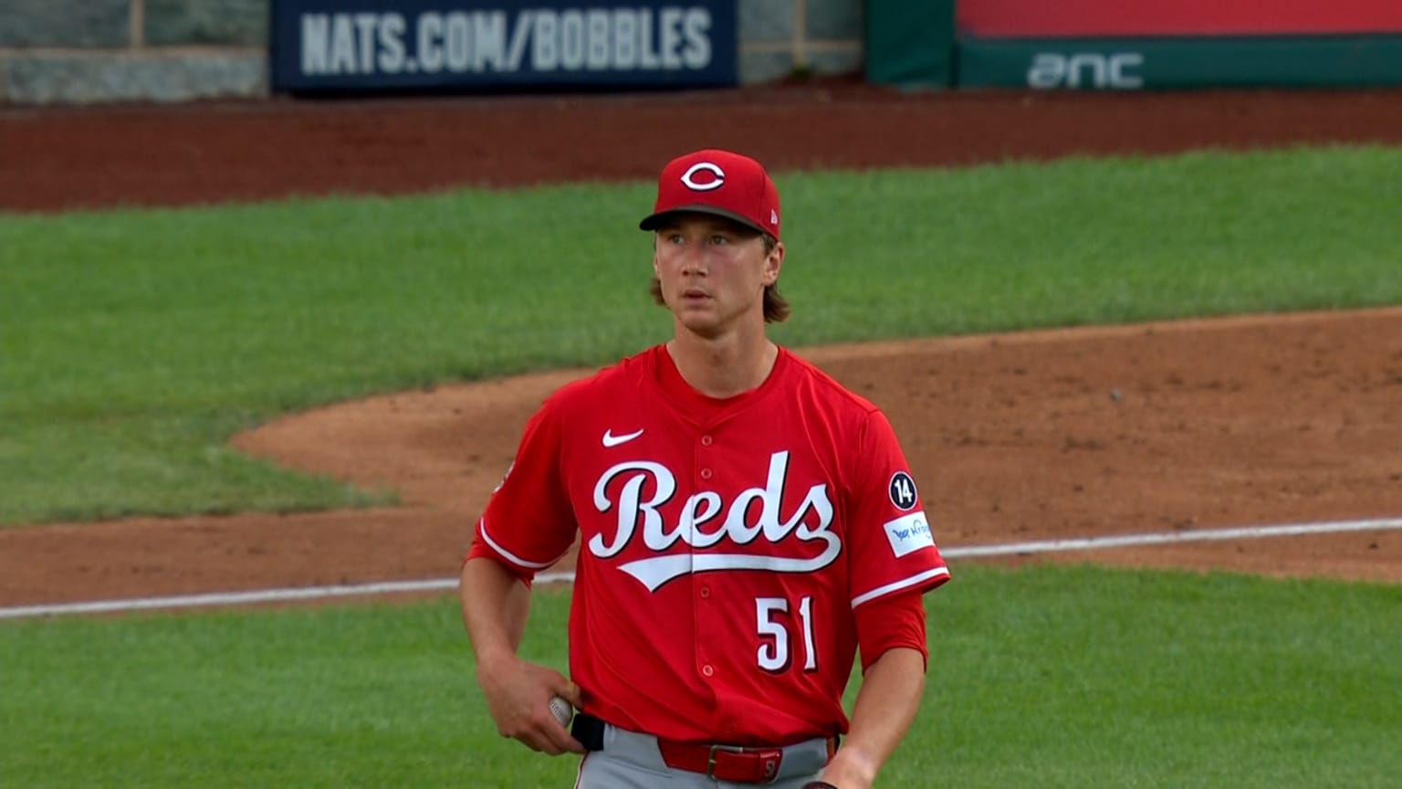 Brady Singer's nice snag | 07/21/2025 | Cincinnati Reds