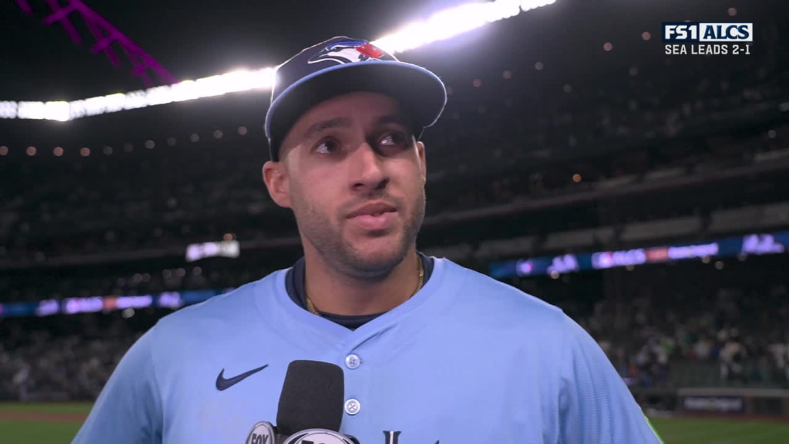 George Springer on tonight's offense and huge win | 10/15/2025 ...