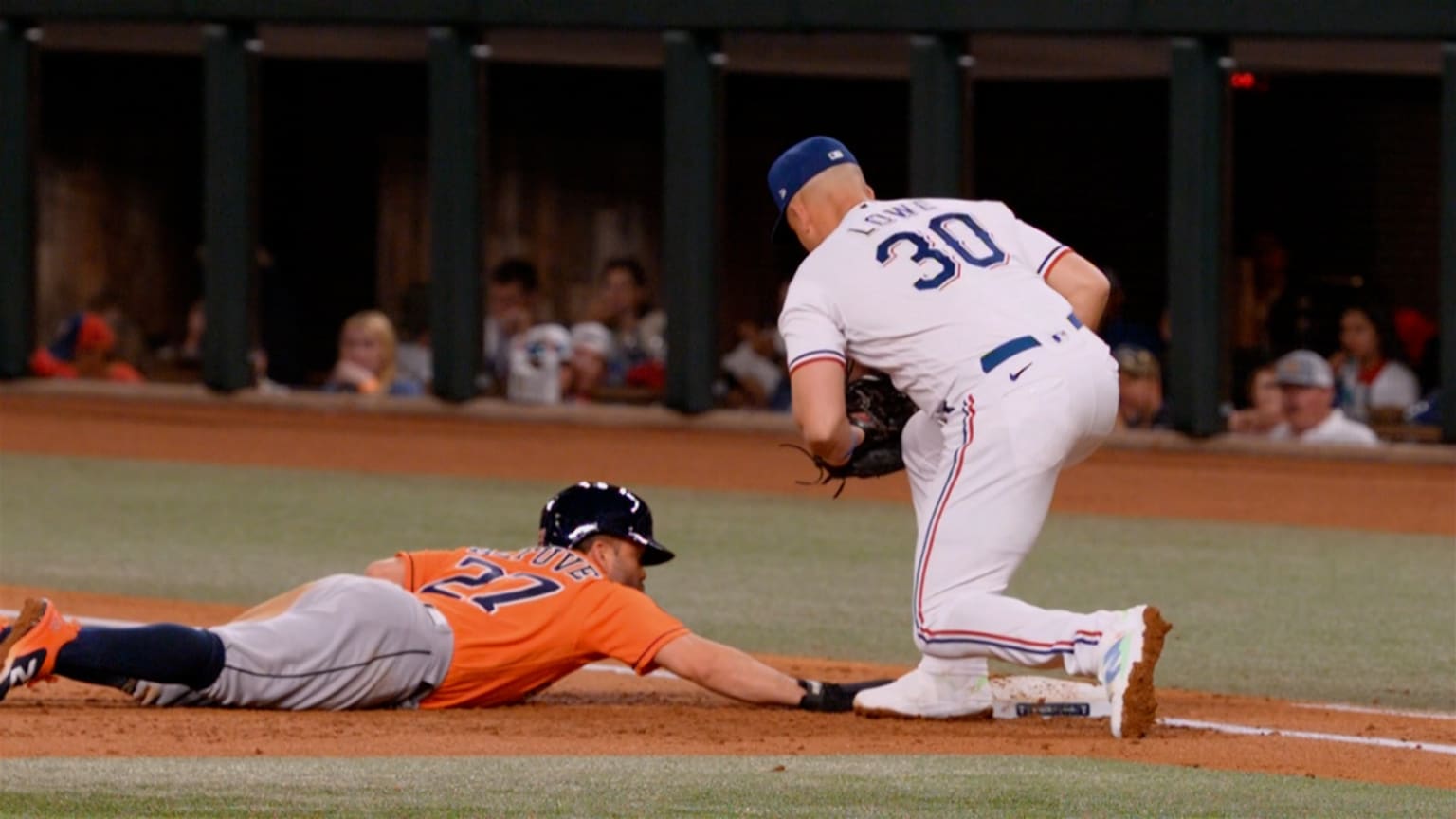 Jose Altuve safe at first as call stands after review | 10/19/2023 ...