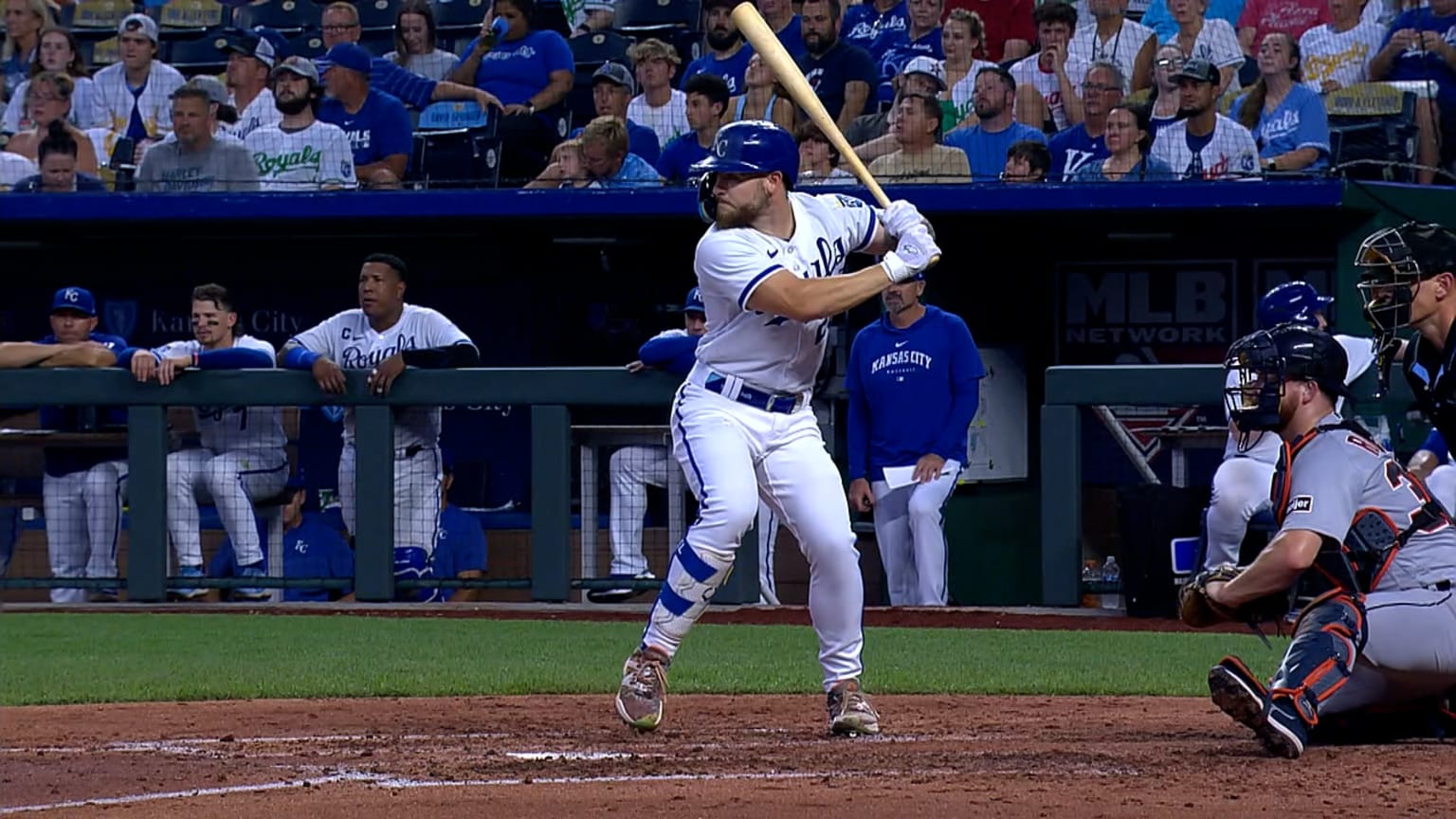 Kyle Isbel drives in Massey with a double | 07/19/2023 | Kansas City Royals
