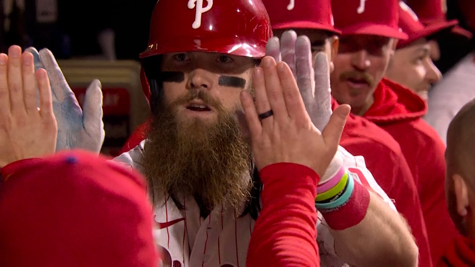 Brandon Marsh hits a home run after review in the 2nd | 11/01/2022 ...