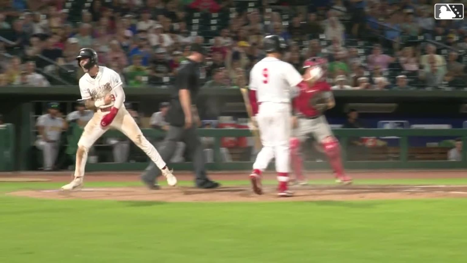 Sam Mongelli steals home | 07/28/2024 | Los Angeles Dodgers