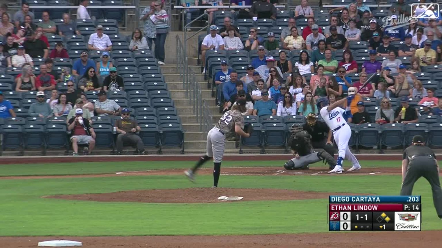 Diego Cartaya hits an RBI single in the 1st | 06/11/2023 | Los Angeles ...