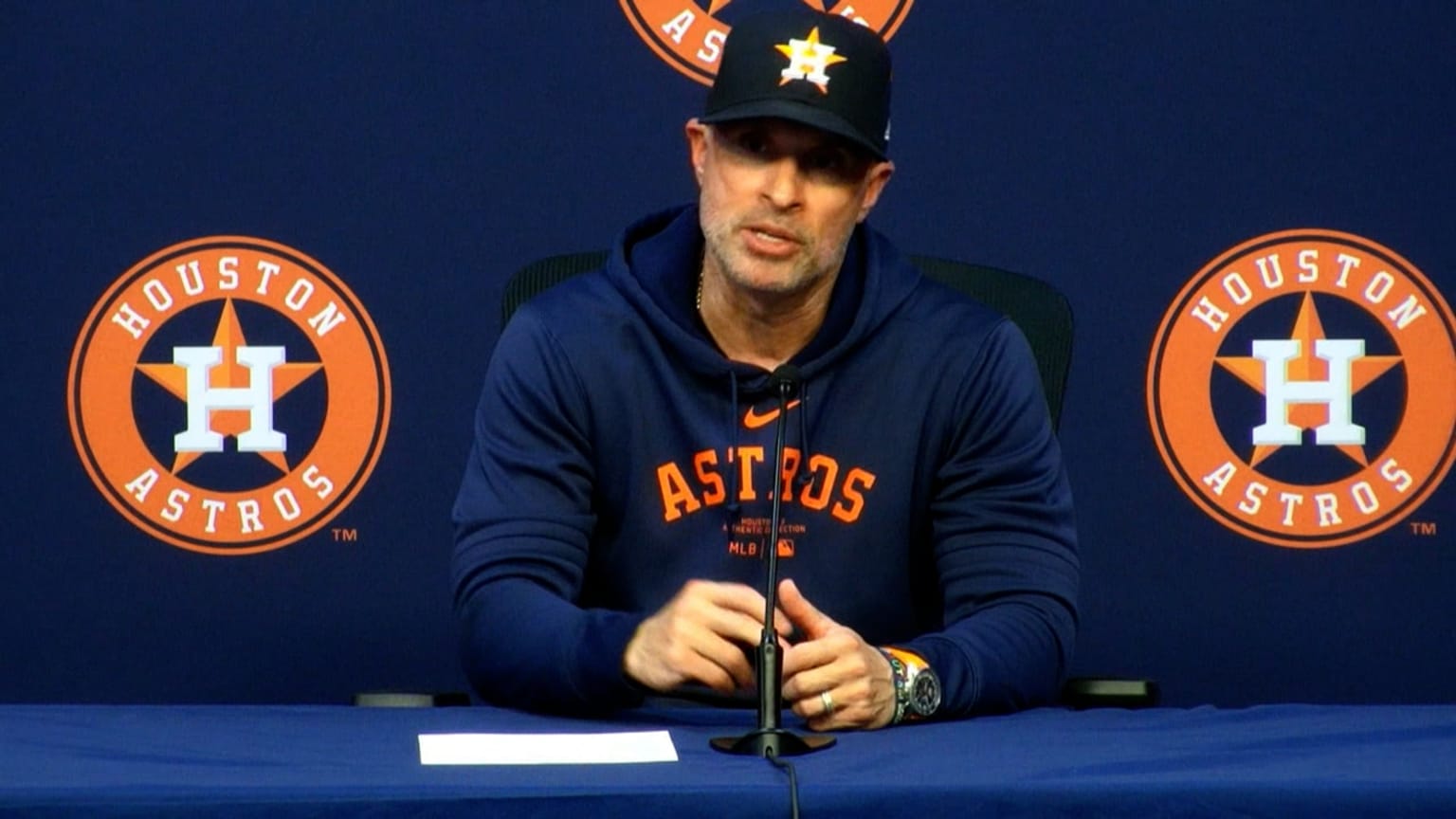 Joe Espada talks Framber Valdez's outing, 2-1 victory | 05/24/2025 | MLB.com