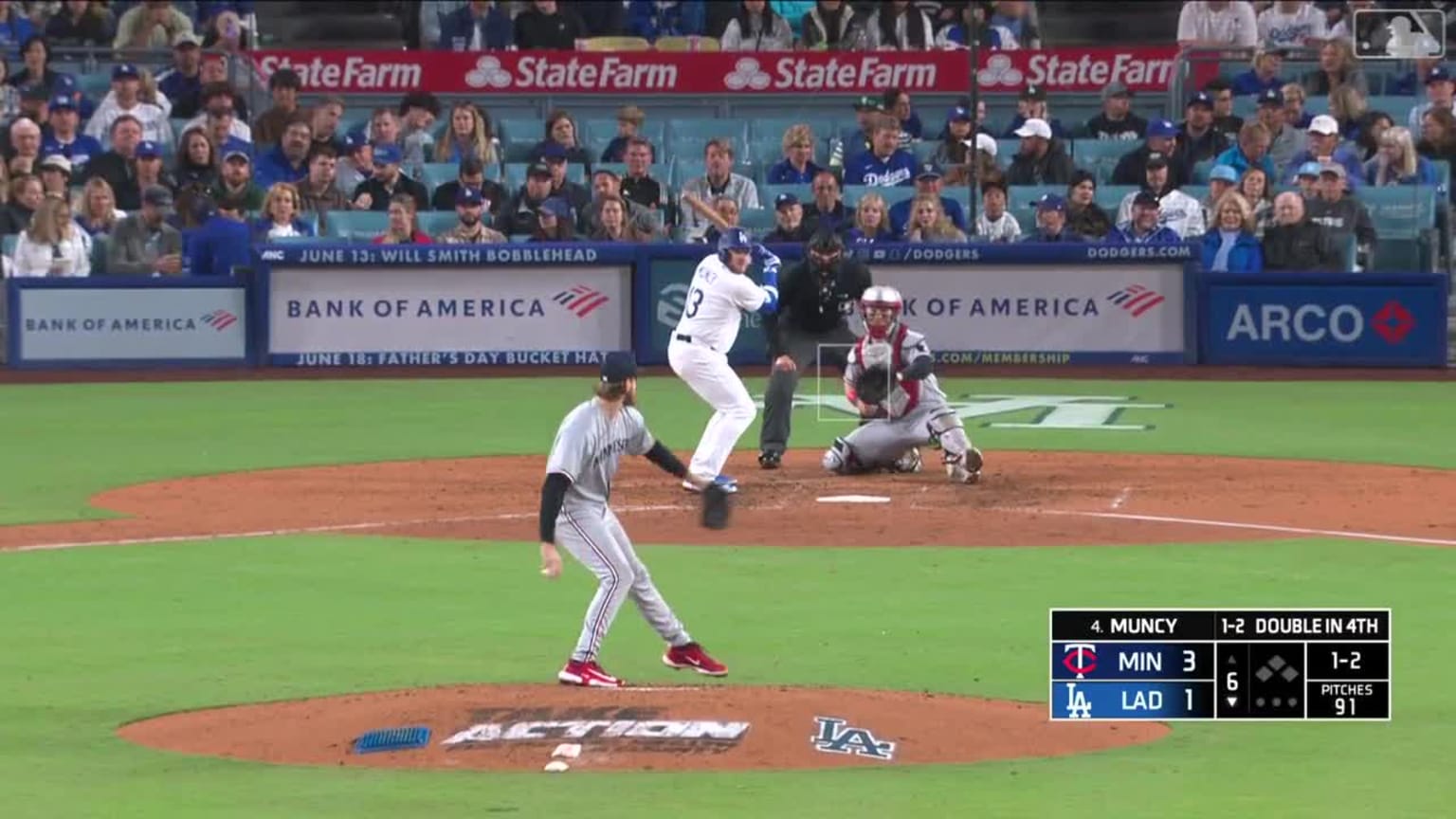Bailey Ober K's Max Muncy | 05/16/2023 | Minnesota Twins