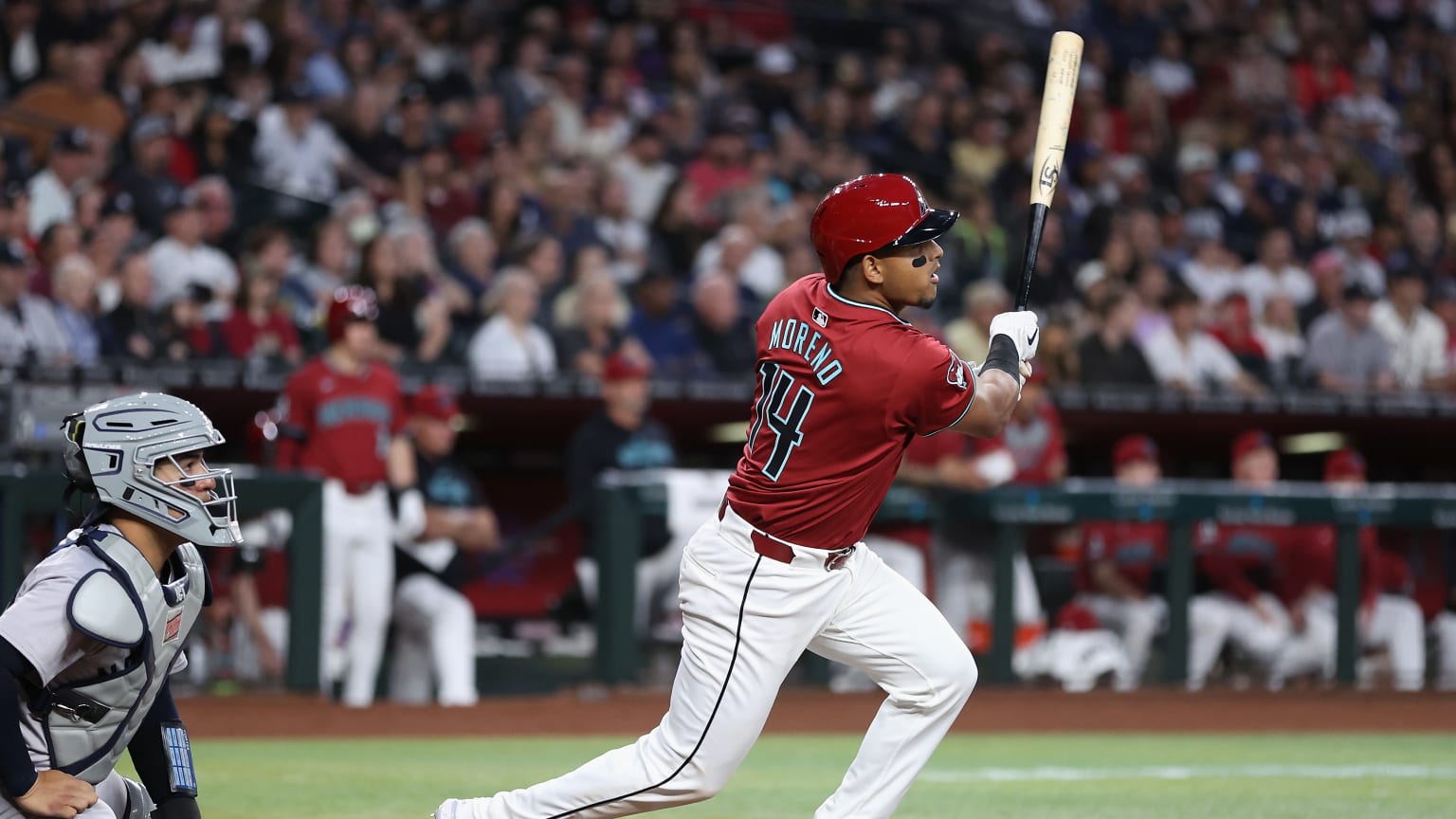 Gabriel Moreno hits an RBI single to right-center | 04/02/2024 ...