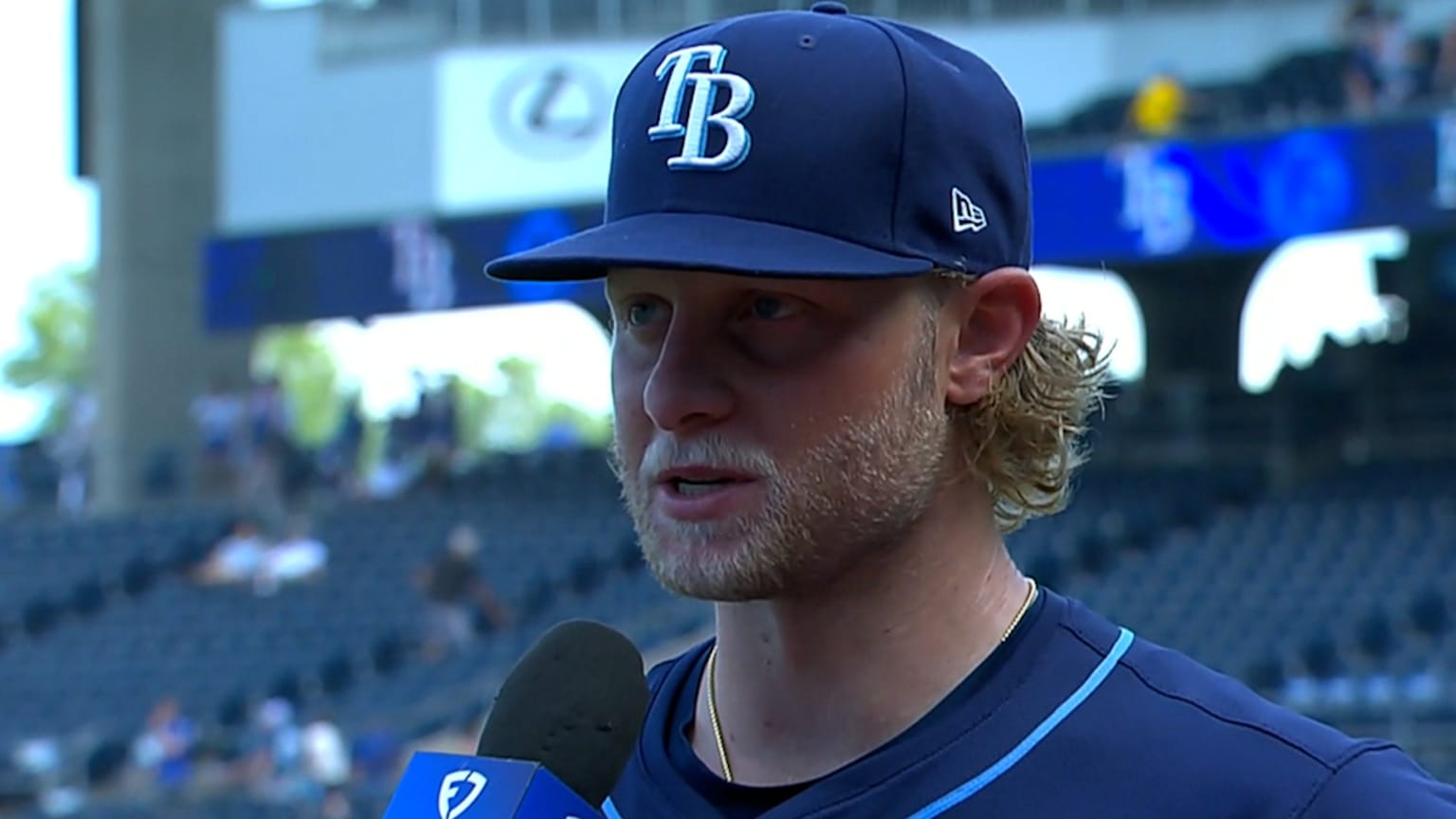 Shane Baz discusses strong start in win | 06/26/2025 | Tampa Bay Rays