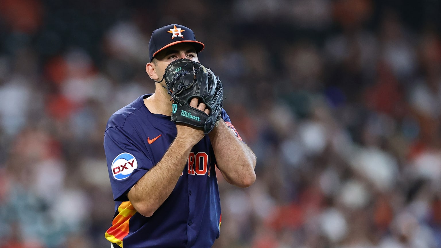 Colton Gordon fans Cal Raleigh | 05/25/2025 | Houston Astros