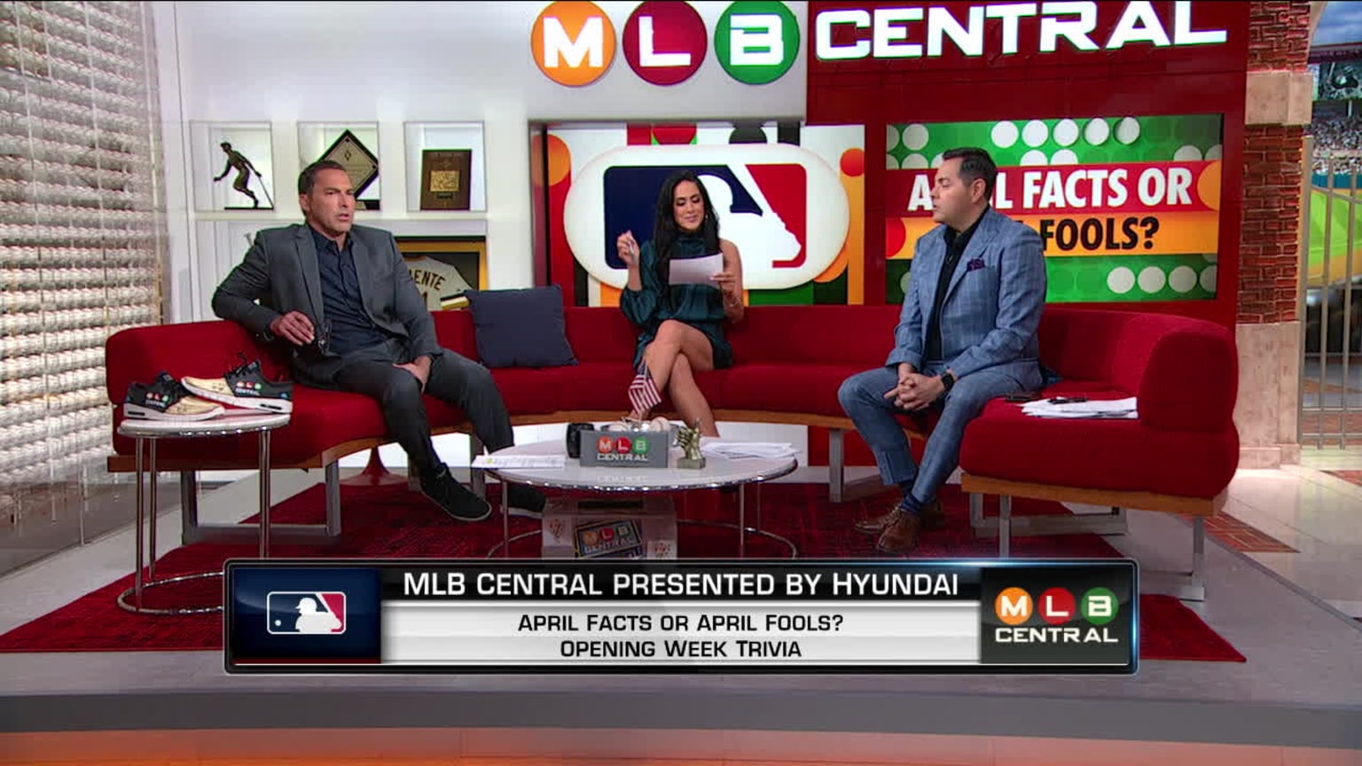 Playing April Facts or April Fools on MLB Central | 04/01/2024 | MLB.com