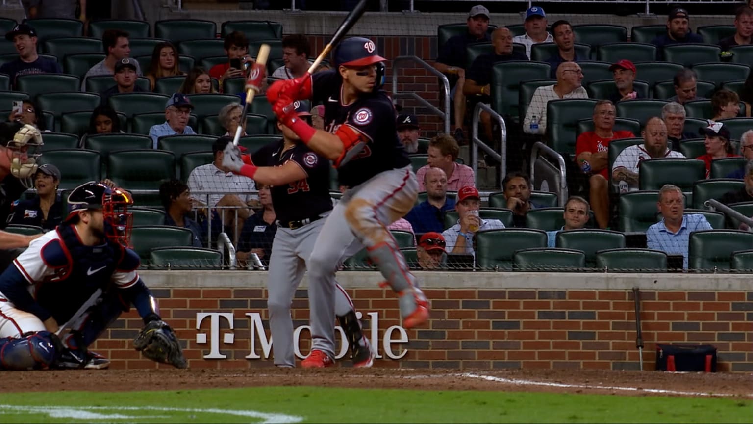 Joey Meneses rips four singles against the Braves | 09/19/2022 | Washington Nationals