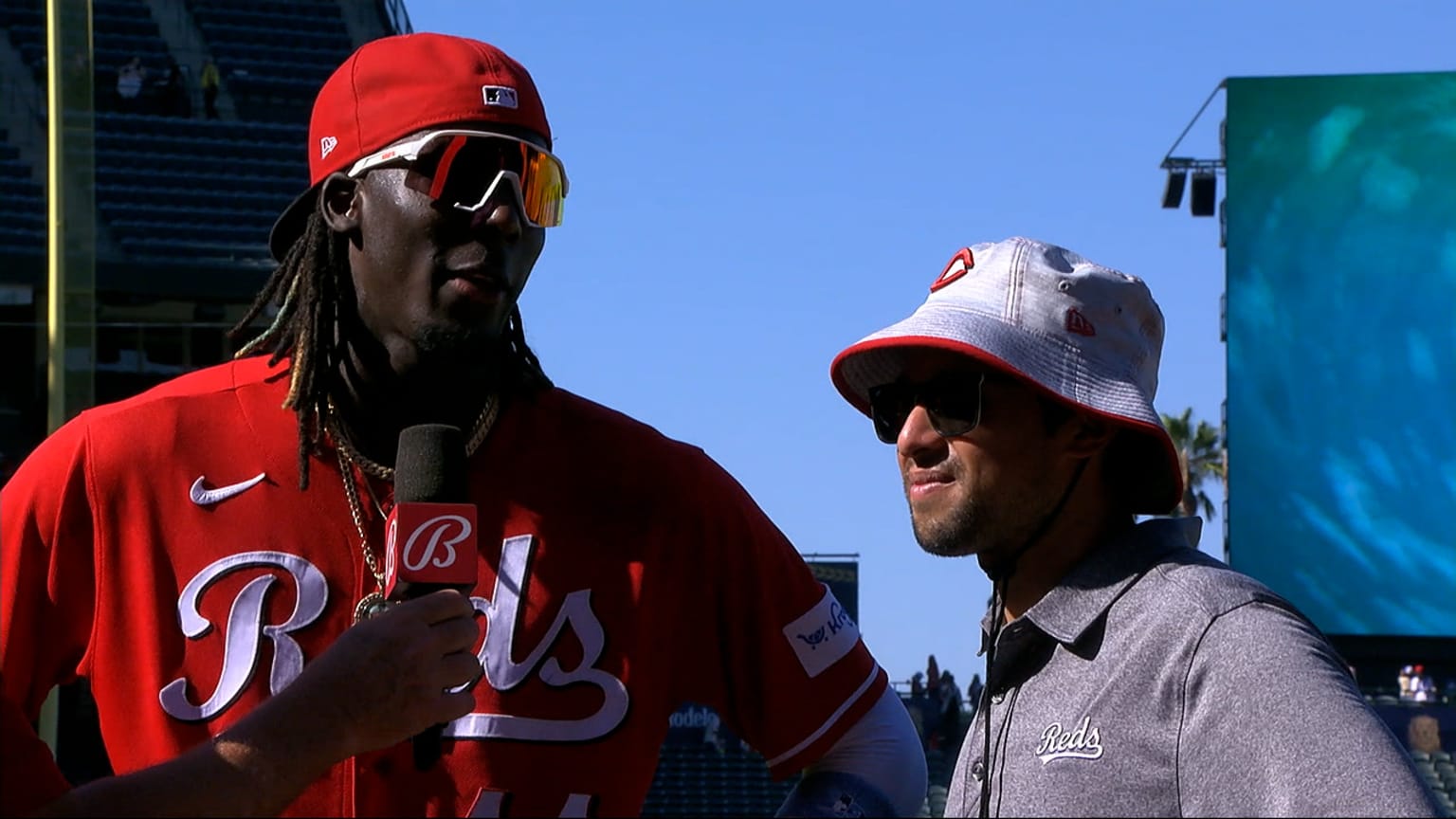 Elly De La Cruz on driving in six runs in Game 1 | 08/23/2023 ...