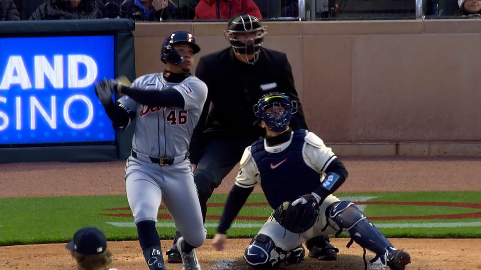 Wenceel Pérez conigue su primer remolcada | 19/04/2024 | Los Tigers de Detroit